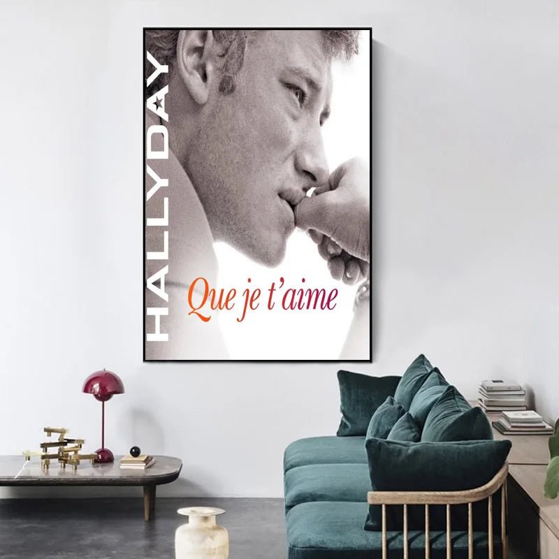 Poster en satin Johnny Hallyday 14 modèles – Johnny Hallyday Fanclub